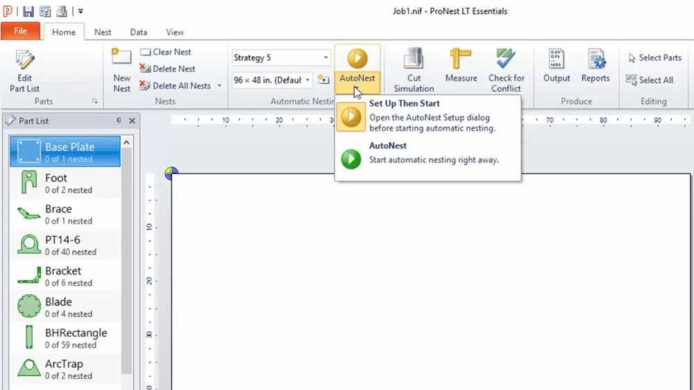 Hypertherm® ProNest® 2023 LT Unlimited - CAD/CAM Nesting Software