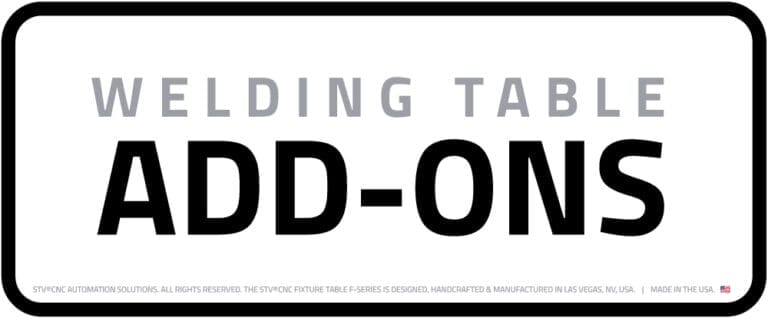 STV®CNC Welding Fixture Tables - 2X4 Setup Fabrication Tables