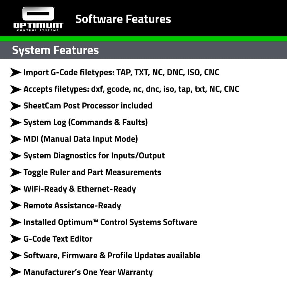 STV®CNC Optimum 12 Plasma Cutting Servo CNC Table (6x12)
