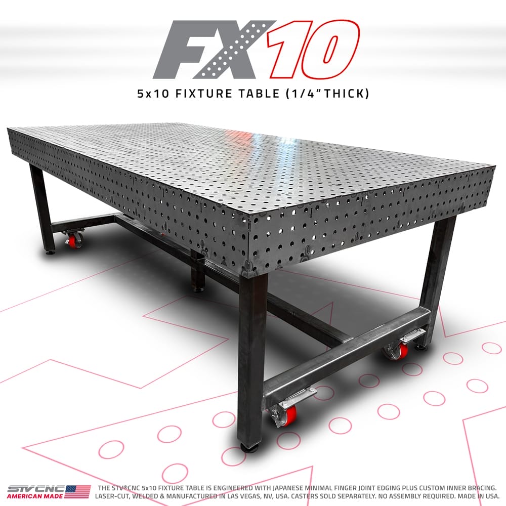 Steel fab table store